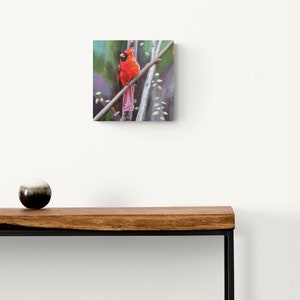 Cardinal Painting, Cardinal in Spring, Original Cardinal Art, When ...