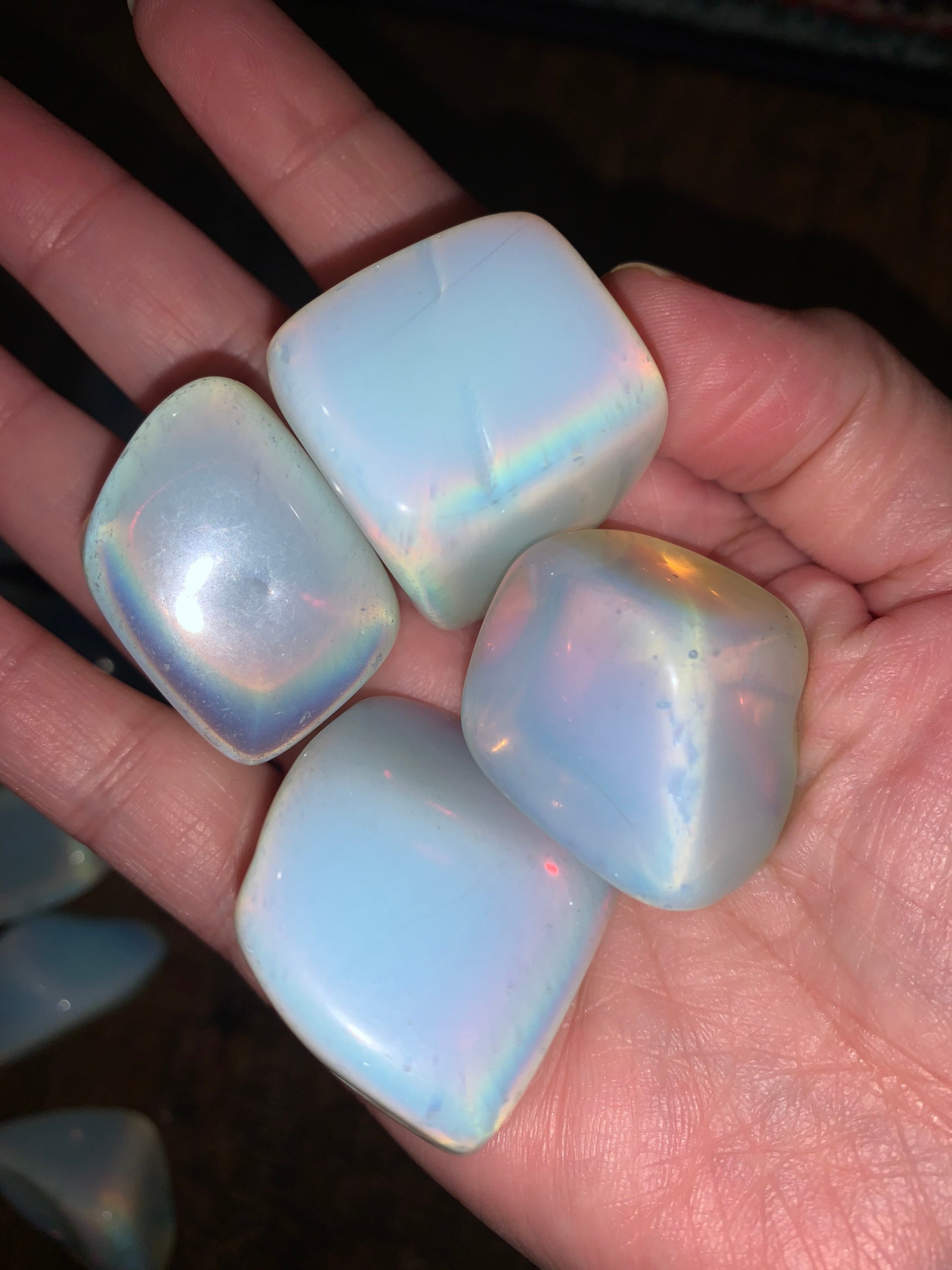 Opalite Tumbled Stones Large - Etsy