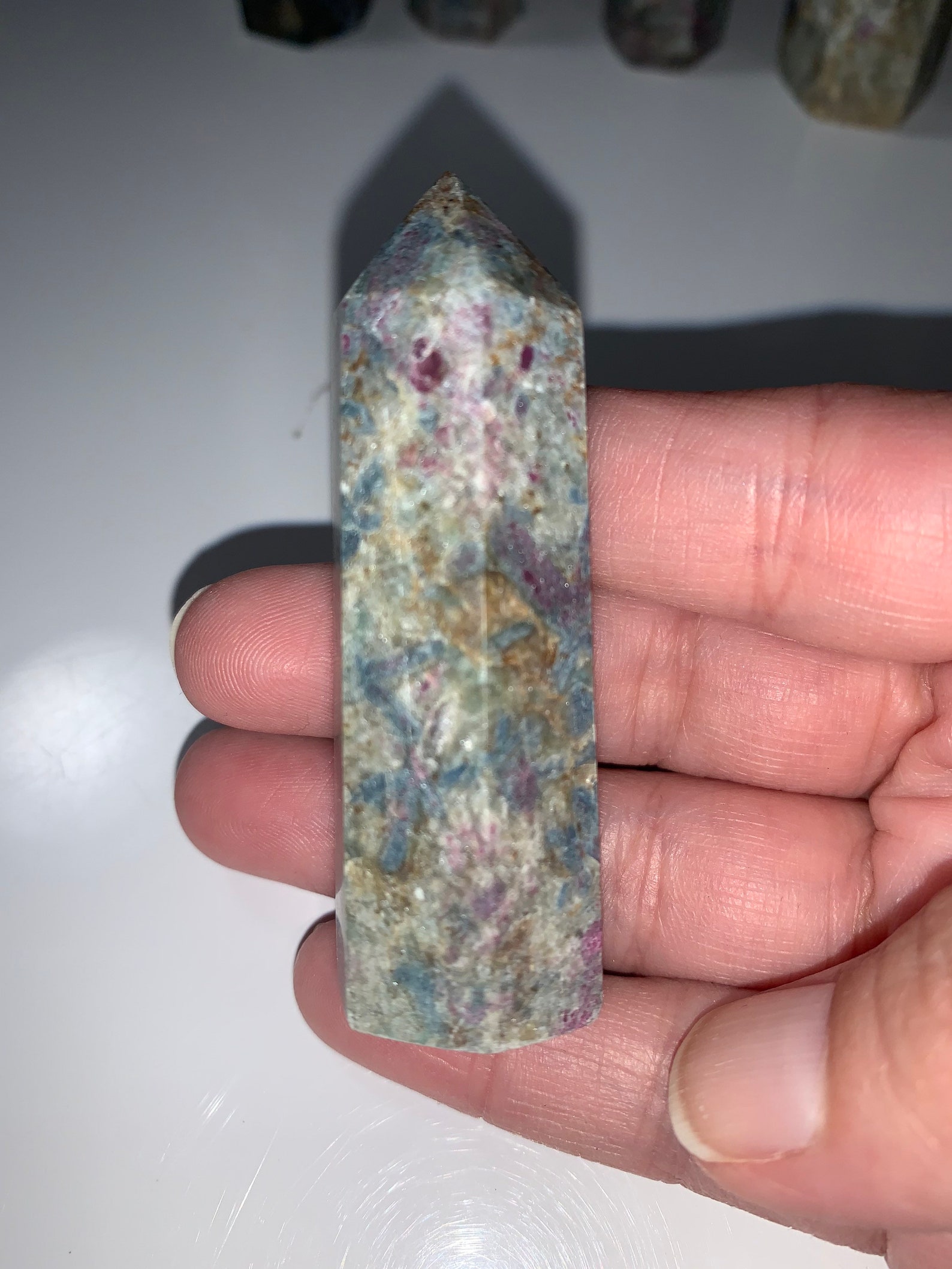 Ruby Kyanite Towers | Etsy