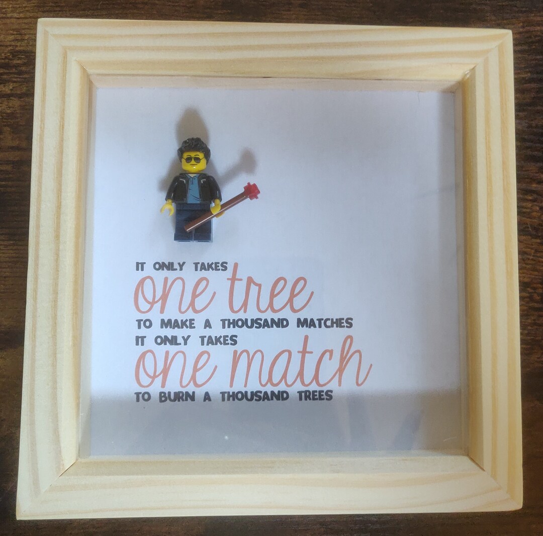 Lego Inspired Stereophonics Minifigure Framed Art - Etsy