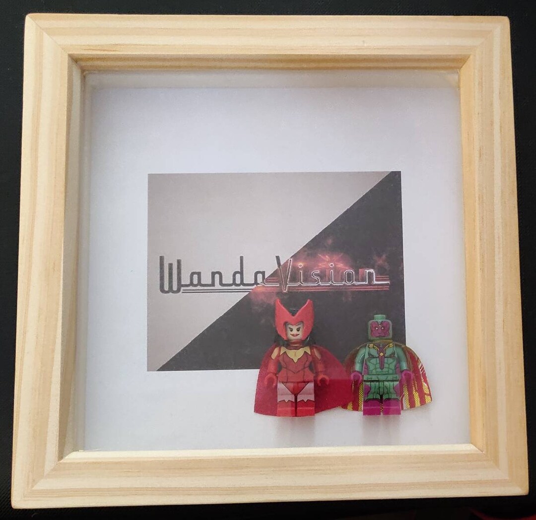 Lego Inspired Wandavision Minifigure Framed Art - Etsy