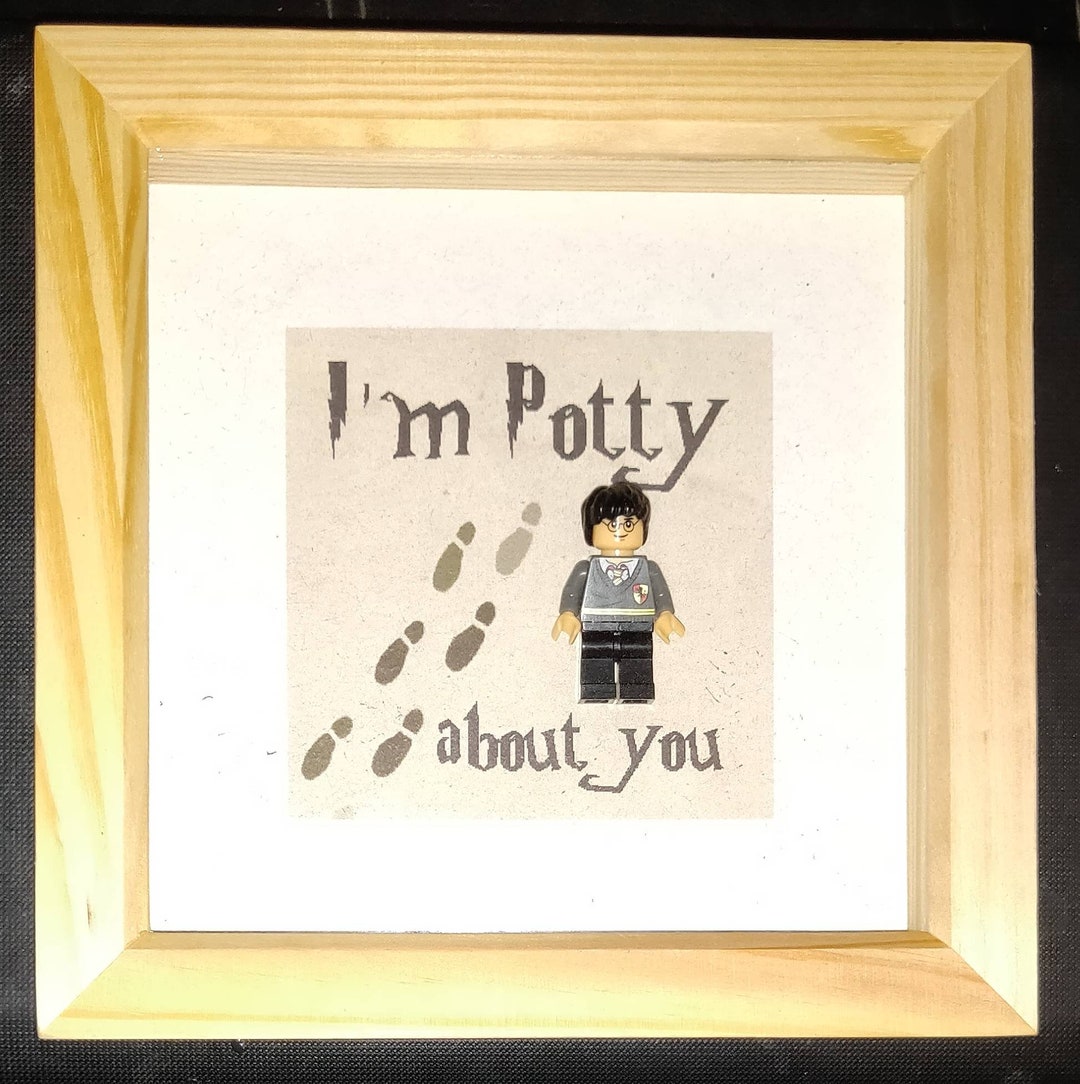 Lego Inspired Harry Potter Potty Valentine Framed Art - Etsy