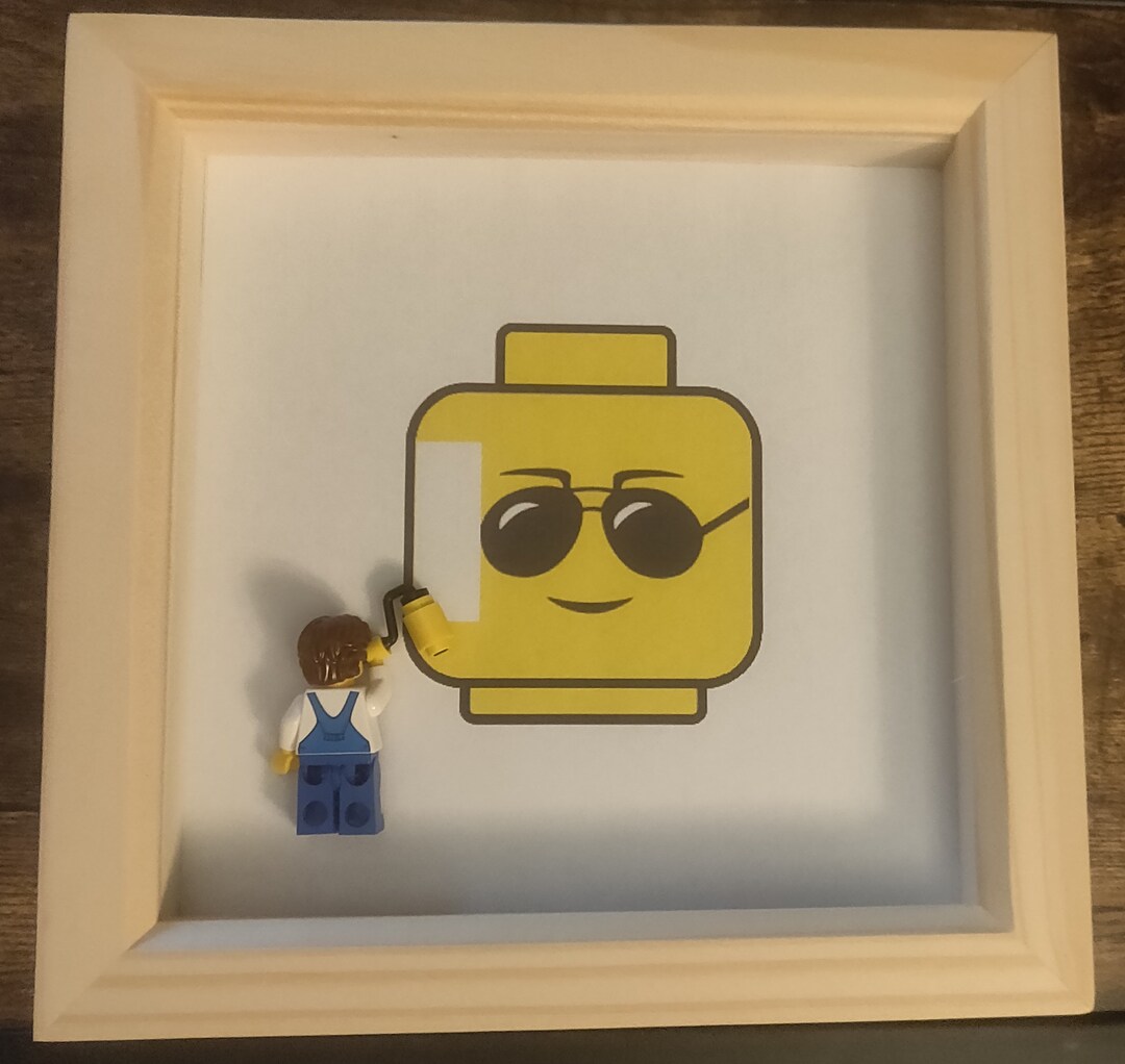 Lego Inspired Artist Minifigure Art - Etsy
