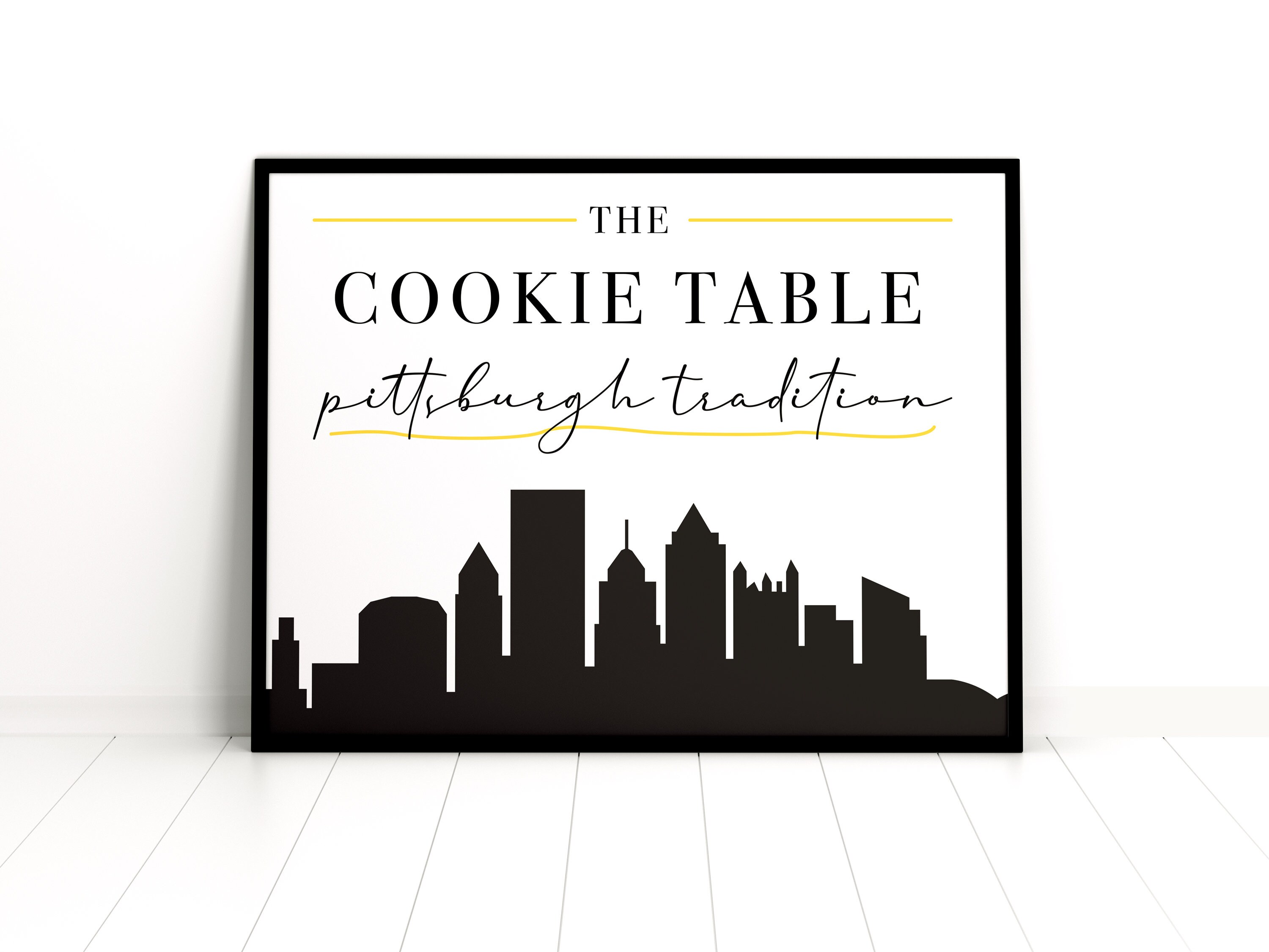 Cookie Table - Wedding Sign - Pittsburgh - Printable - Etsy