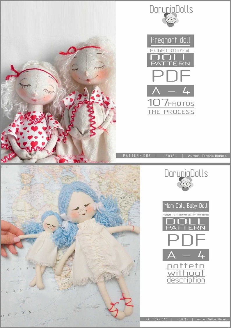 2 in 1. A Set of Workshops for Making a Soft Miniature Cloth - Etsy