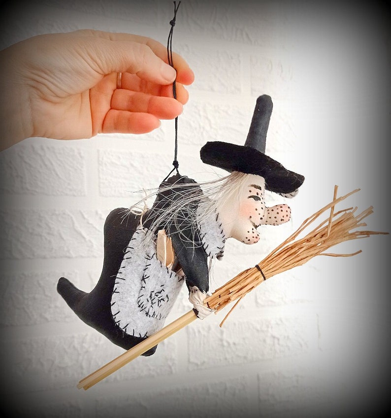 Witch Pattern, Primitive Witch, Rag Doll Pattern. Halloween Witch Doll ...