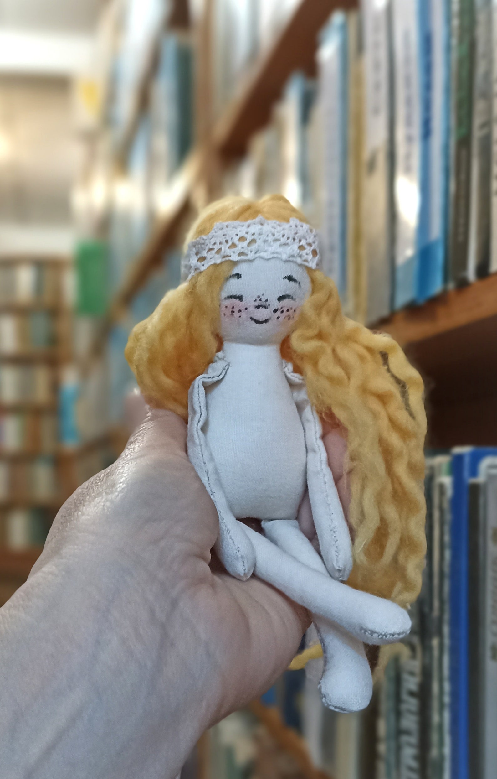 PDF Miniature Pocket Doll Body Pattern Doll Height 19cm 7.4inch DIY Rag ...