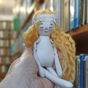 PDF Miniature Pocket Doll Body Pattern Doll Height 19cm 7.4inch DIY Rag ...