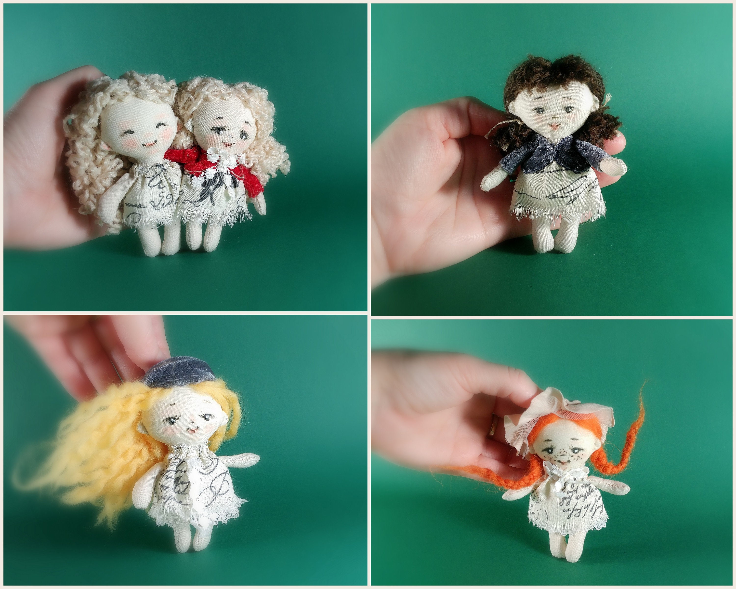 Fairy Sewing Pattern. Tiny Textile DIY Cute Doll. Love Gift. - Etsy