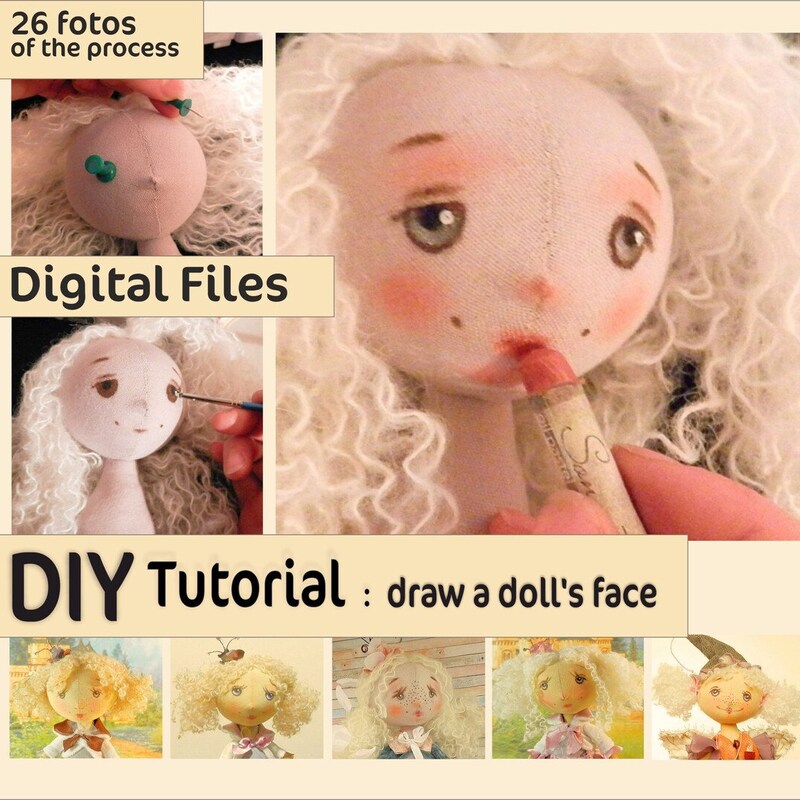 Fabric Doll Face - Etsy