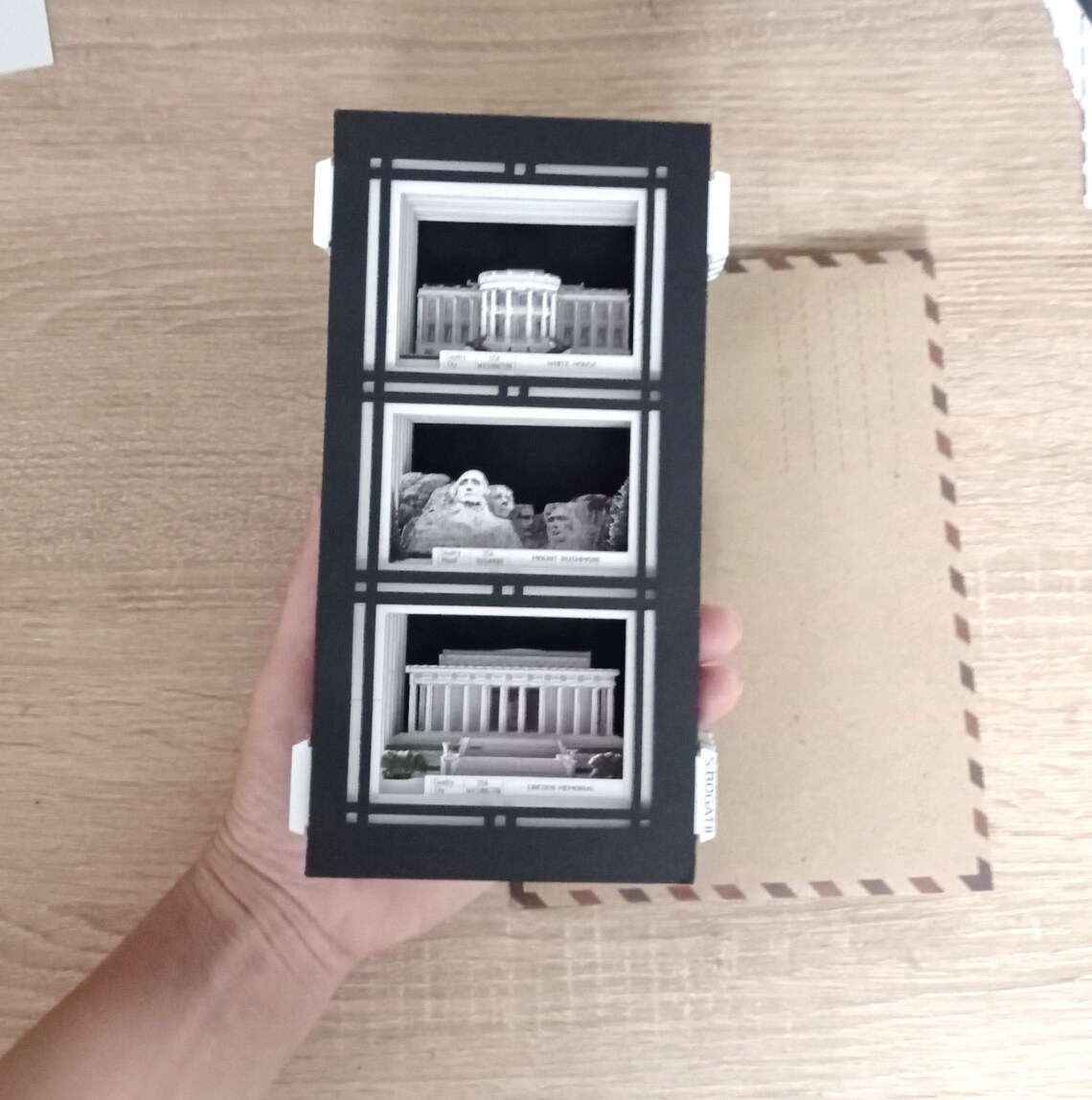 3D Postcards. Pop-up Postcards. Pop-up Card "travel". USA. Postcard for ...