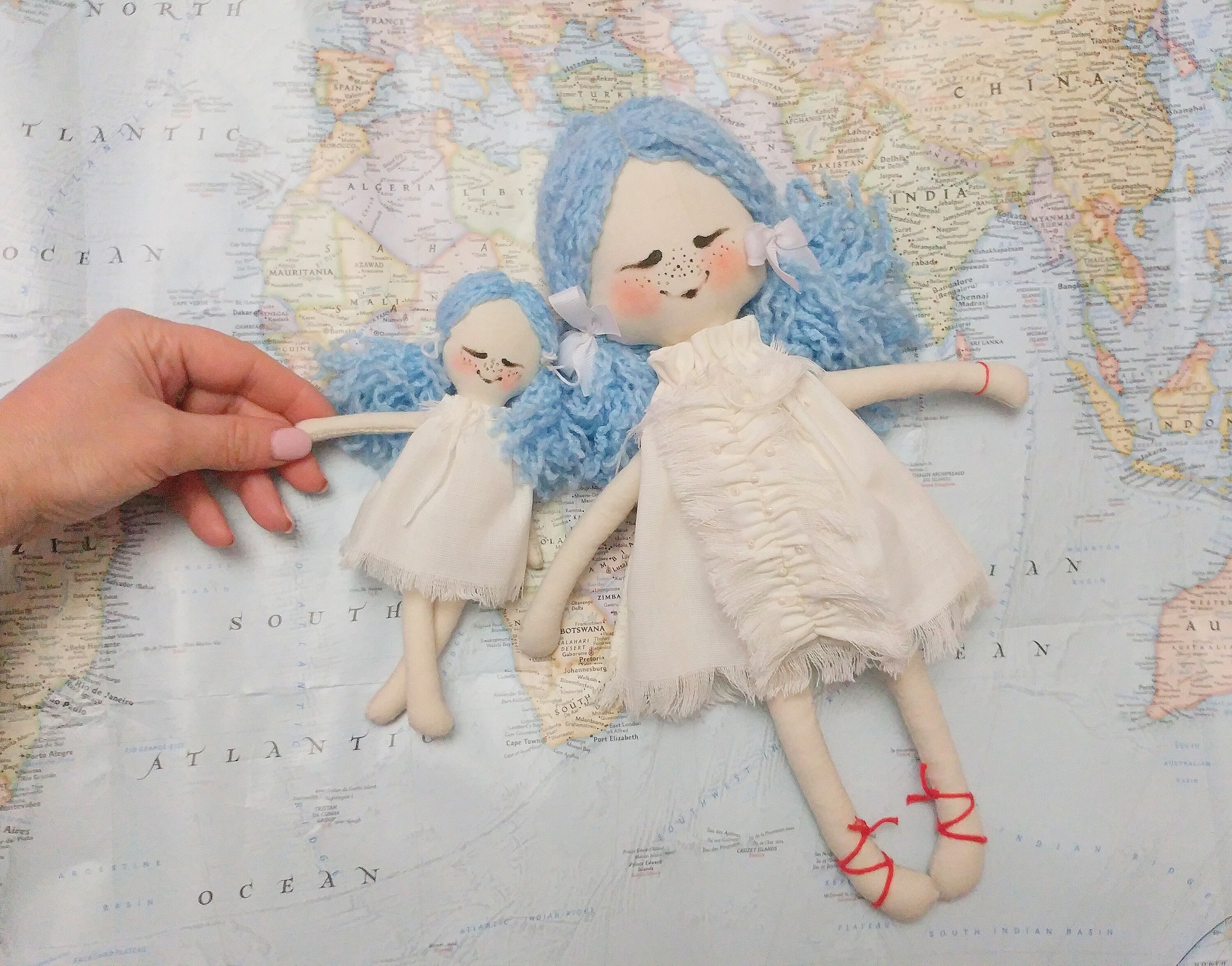 2 in 1. A Set of Workshops for Making a Soft Miniature Cloth Doll ...