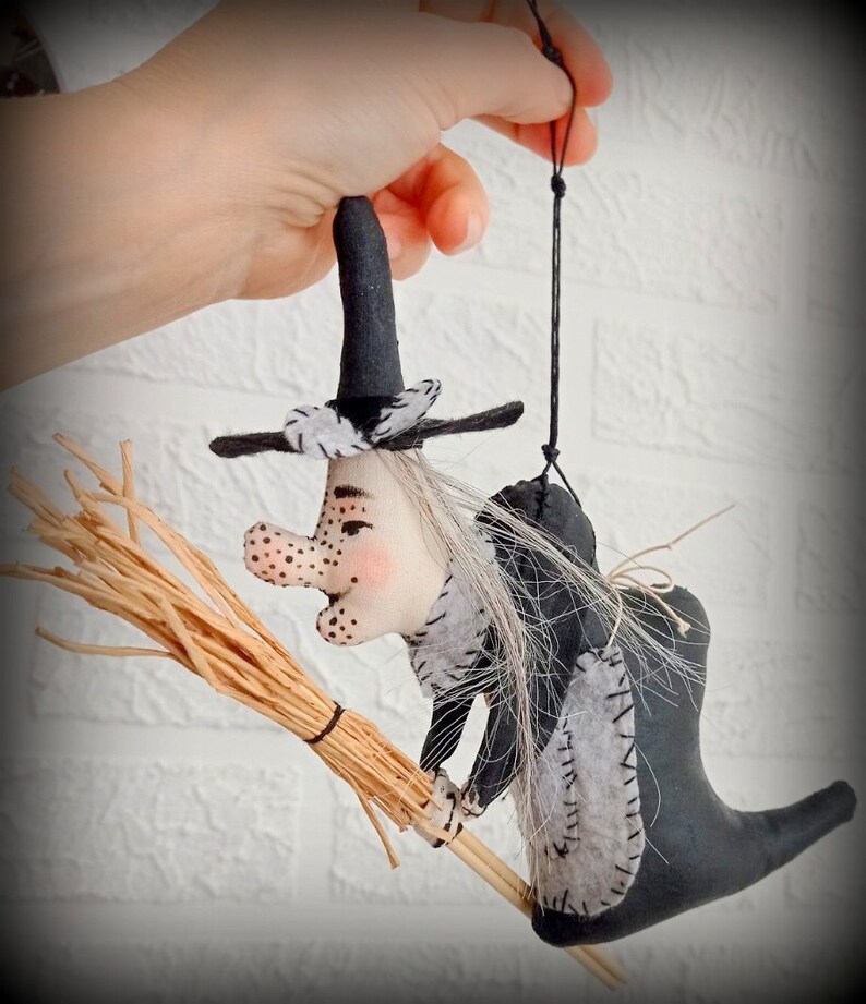 Witch Pattern, Primitive Witch, Rag Doll Pattern. Halloween Witch Doll ...