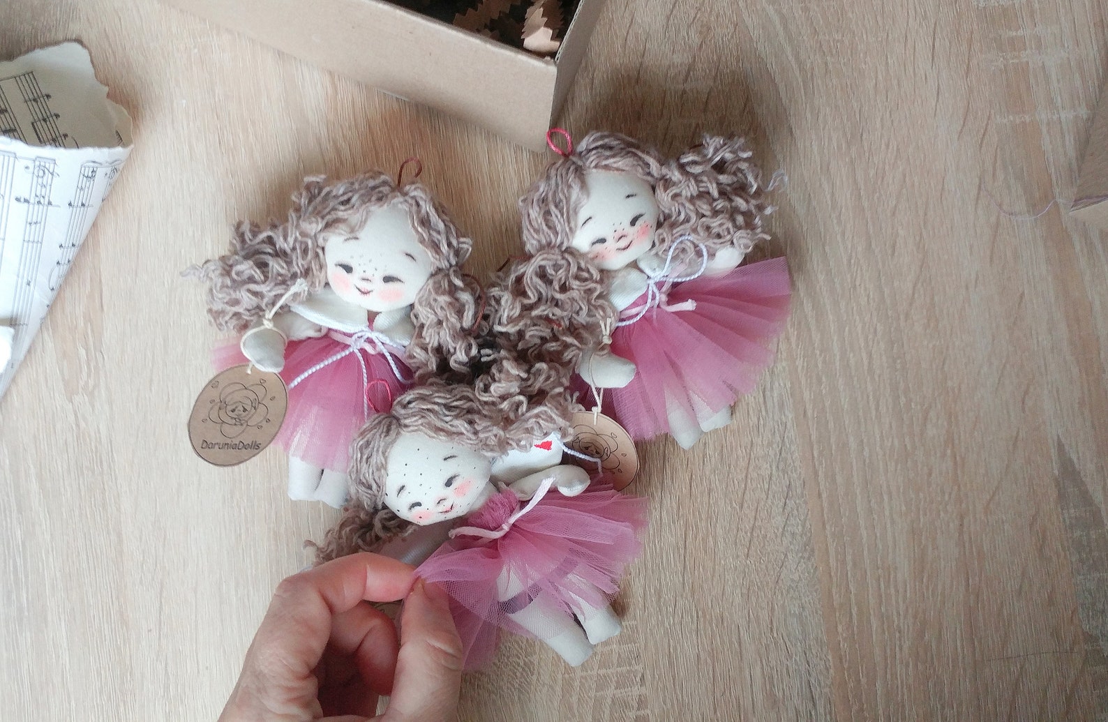 Wow Gift. Rag Doll, Mini Doll Collection, Cute Baby. Set of 3 Dolls ...
