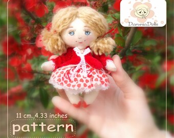 Art Doll. Pattern for Fabric. PDF Soft Handmade Rag Toy as a | Etsy