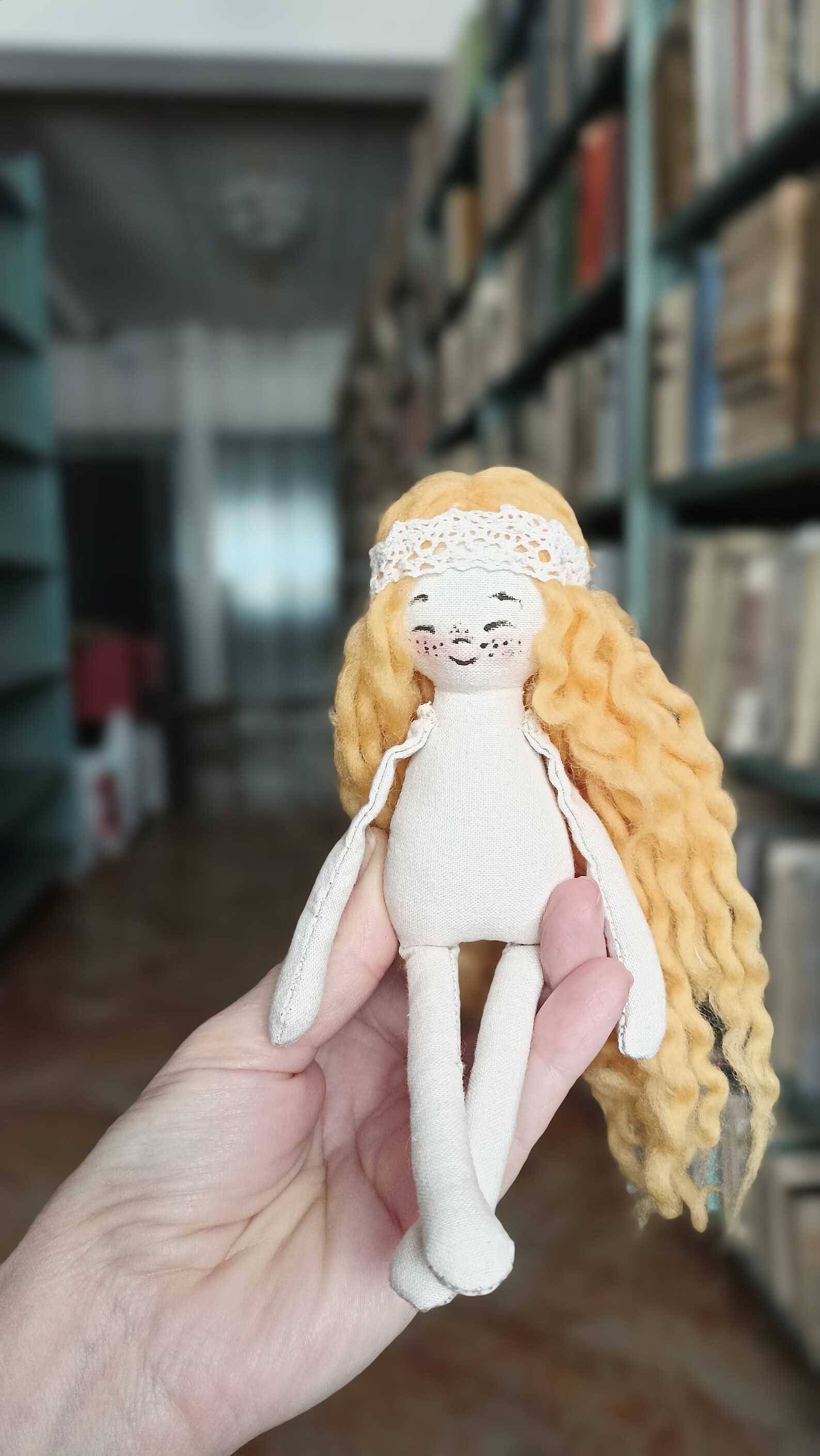 PDF Miniature Pocket Doll Body Pattern Doll Height 19cm 7.4inch DIY Rag ...