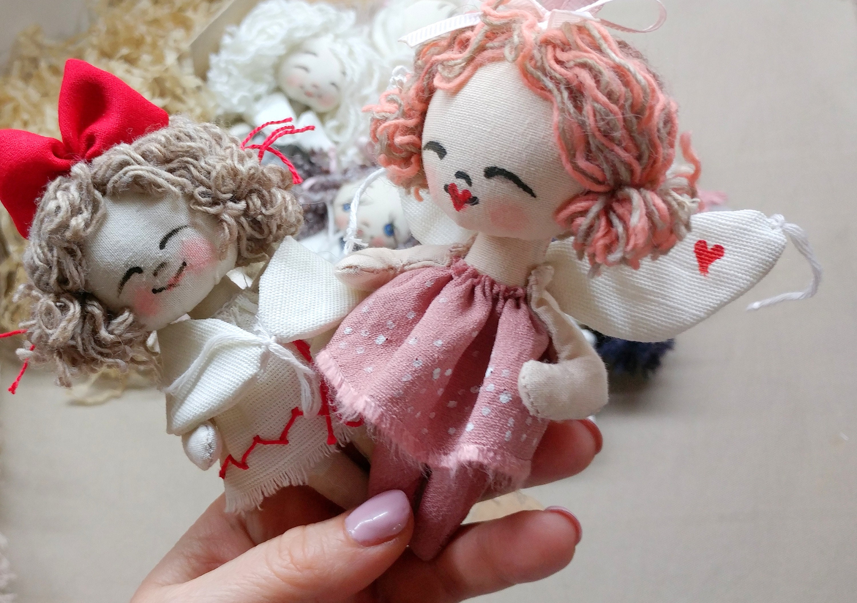 PDF, Pattern Fabric Doll 4.3 11 Cm. Mini Rag Doll, for Blythe. Doll ...
