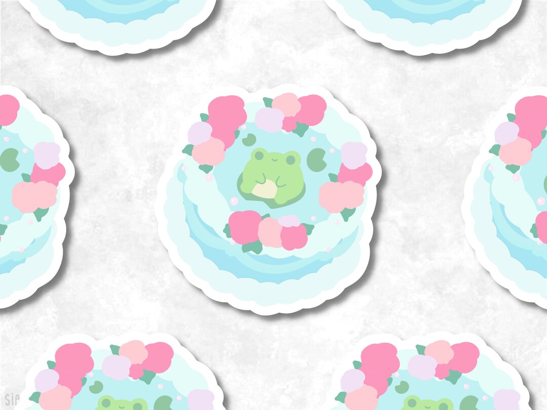 Frog Die-cut Stickers Holographic Stickers Froggie Froggie - Etsy