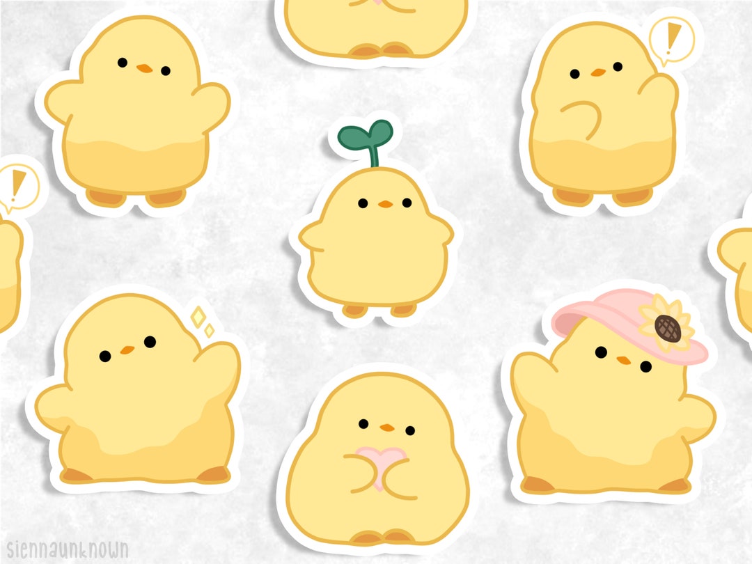 Pegatinas troqueladas de pato pegatinas holográficas patito - Etsy España