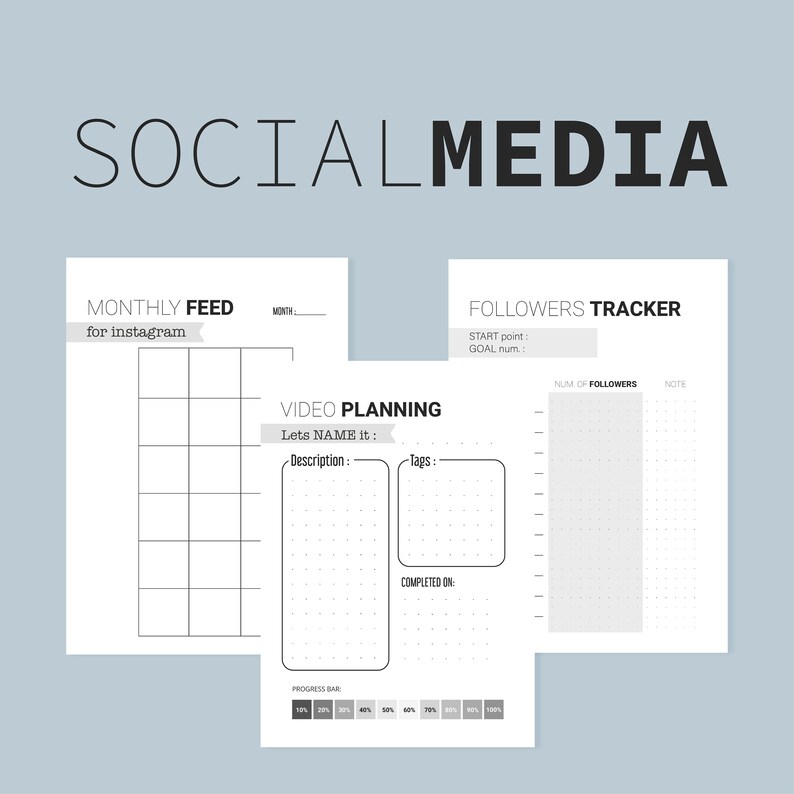 2023 the Influencer's Planner: A Printable Editorial - Etsy