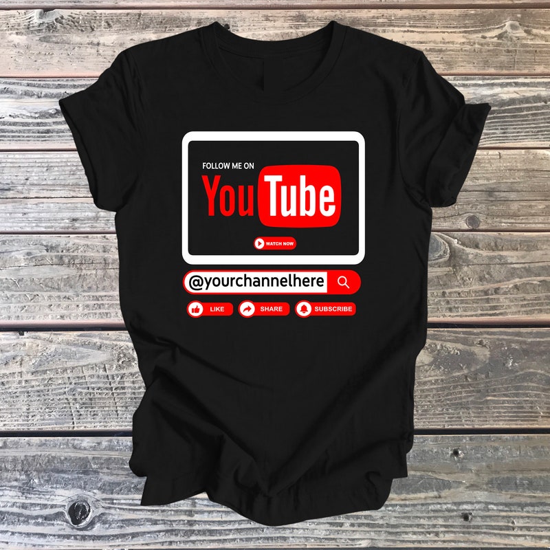 Youtube Shirt - Etsy