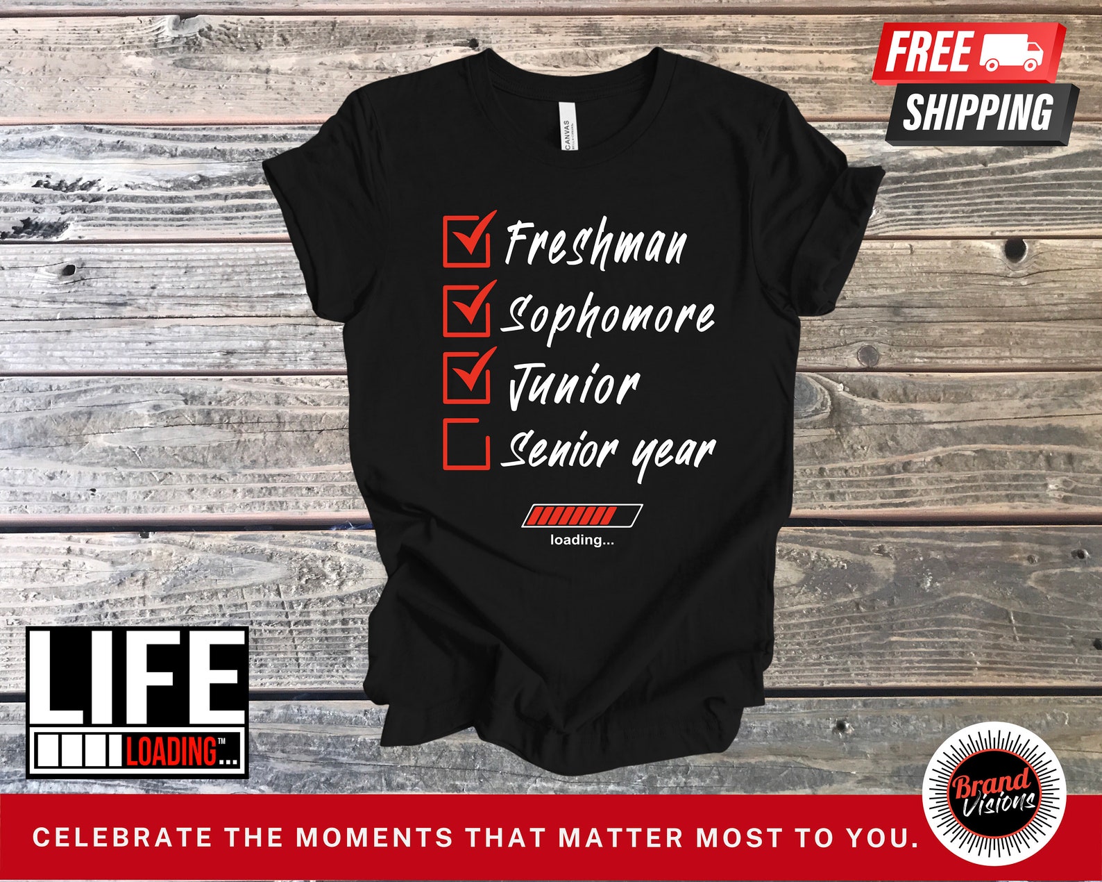 Senior Year Loading.... High School Gift Graduation Gift Senior Gift ...