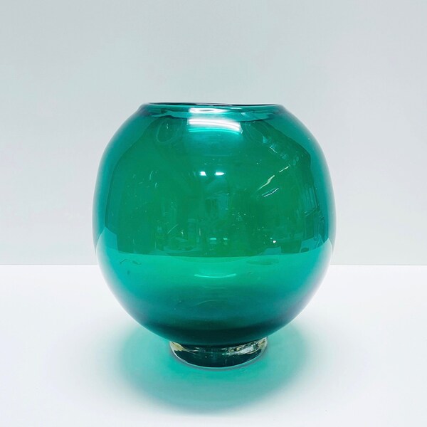 Blenko Green Bowl - Etsy