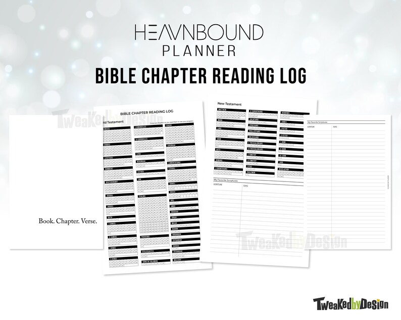 Bible Chapter Reading Log | Printable | A5 - Etsy