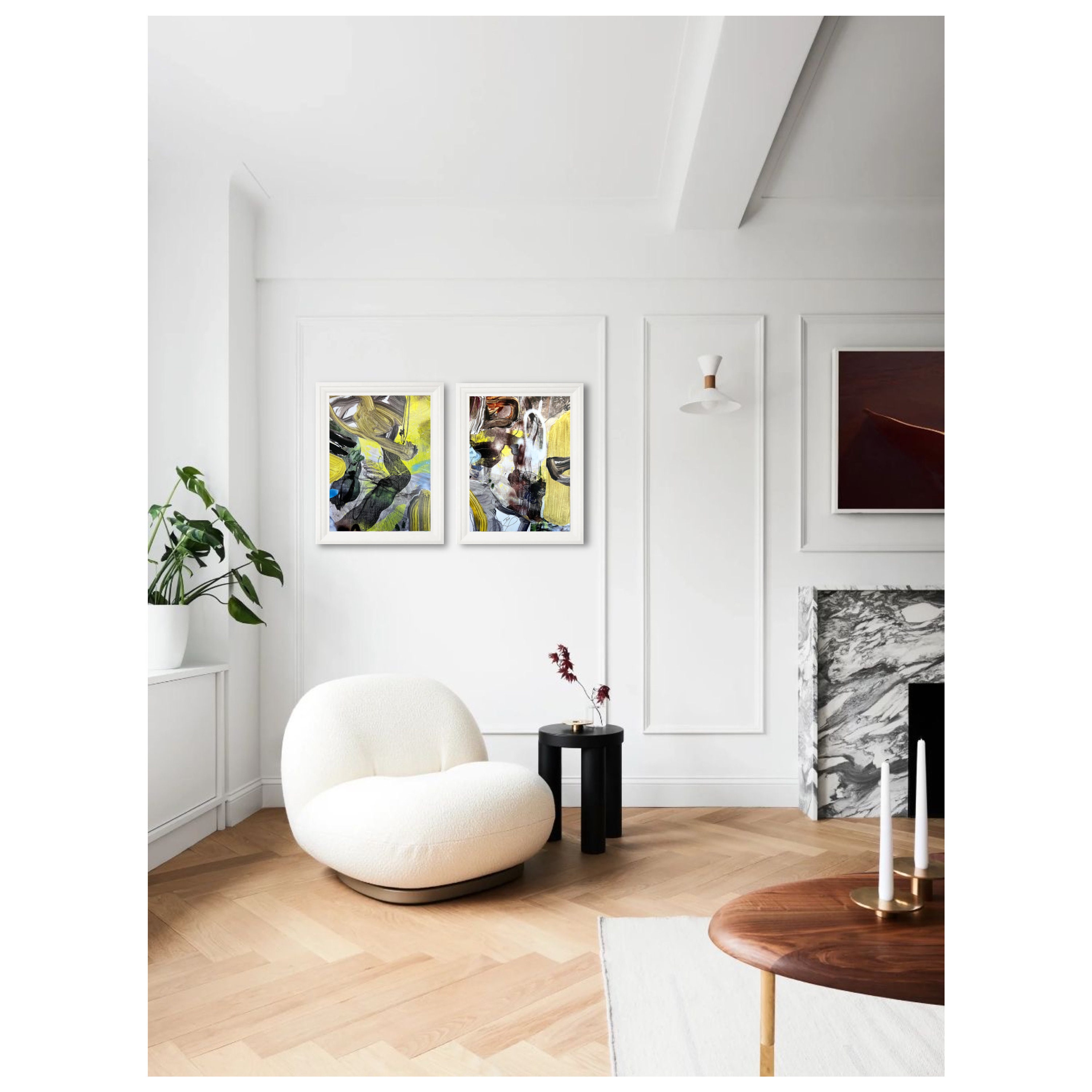 Original Art Print Framed Beyond Borders 1&2 - Etsy