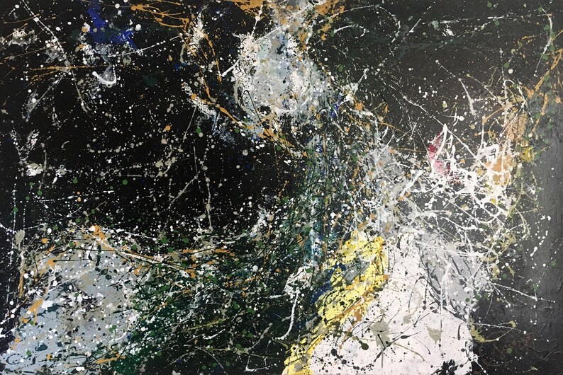 Infinity -abstract Painting on Canvas, Extra Large Painting, Oversized ...