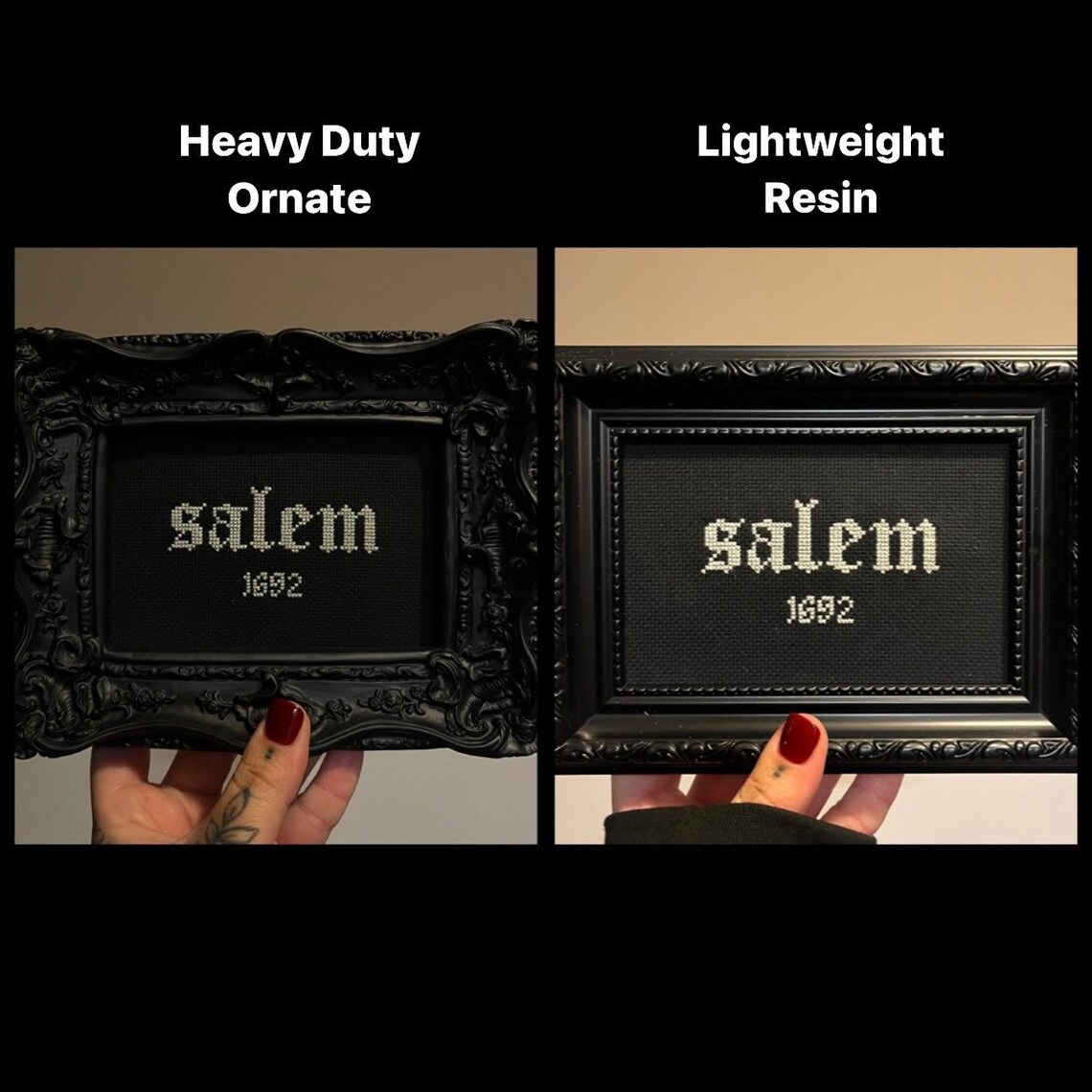 Salem 1692 Cross Stitch, Witch Trials, Witch, Goth, Wiccan, Gothic ...
