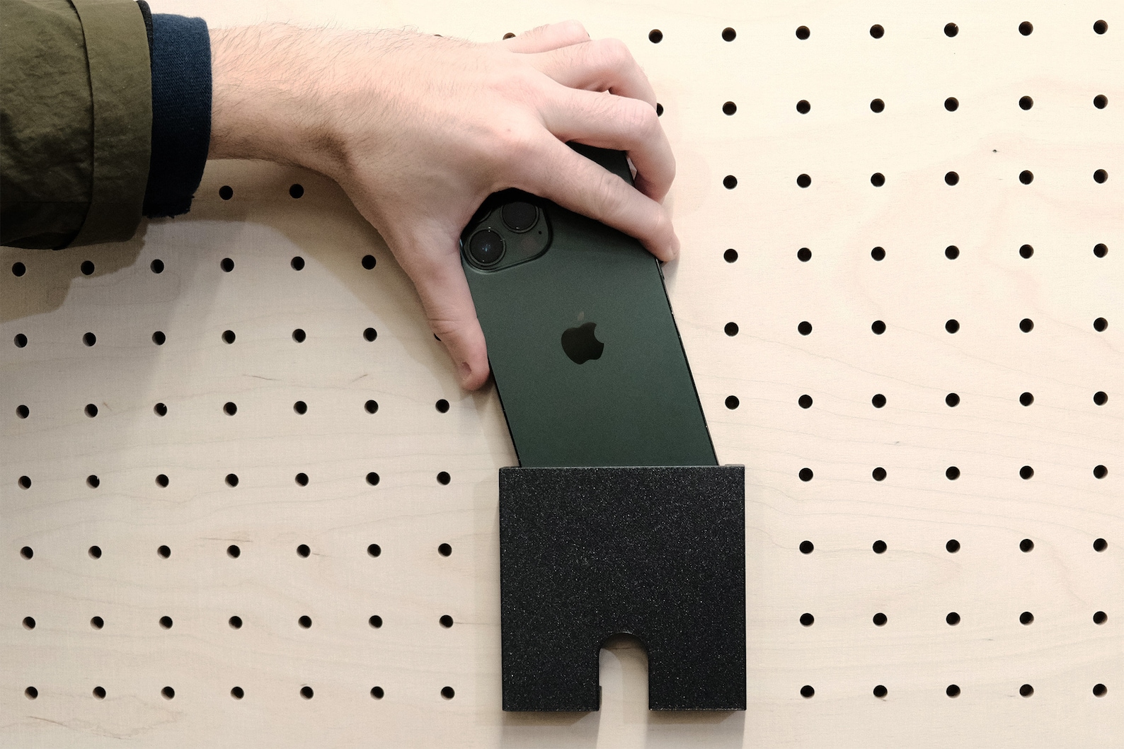 Phone Holder for Pegboard Wall Storage for All Types of Smartphones - Etsy