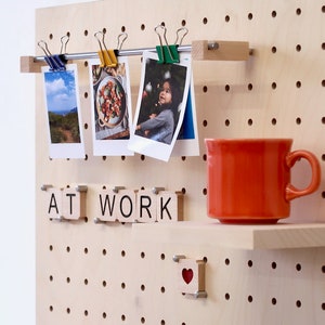 Wooden Letters for Pegboard | Etsy