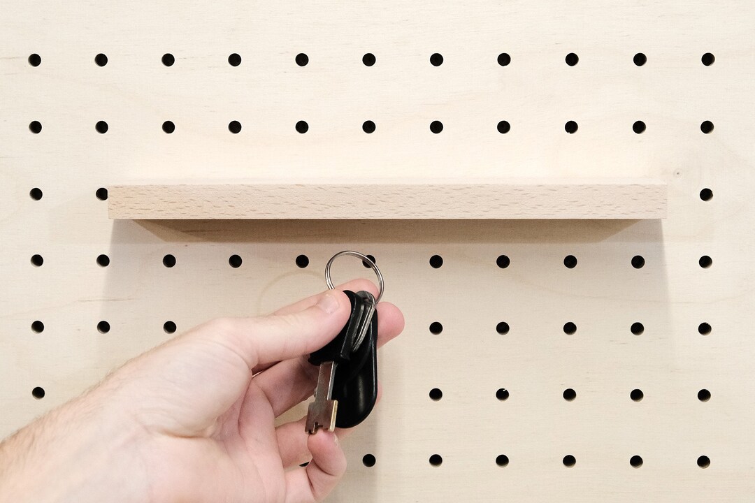 Entryway Key Organizer - Pegboard Accessory - Etsy