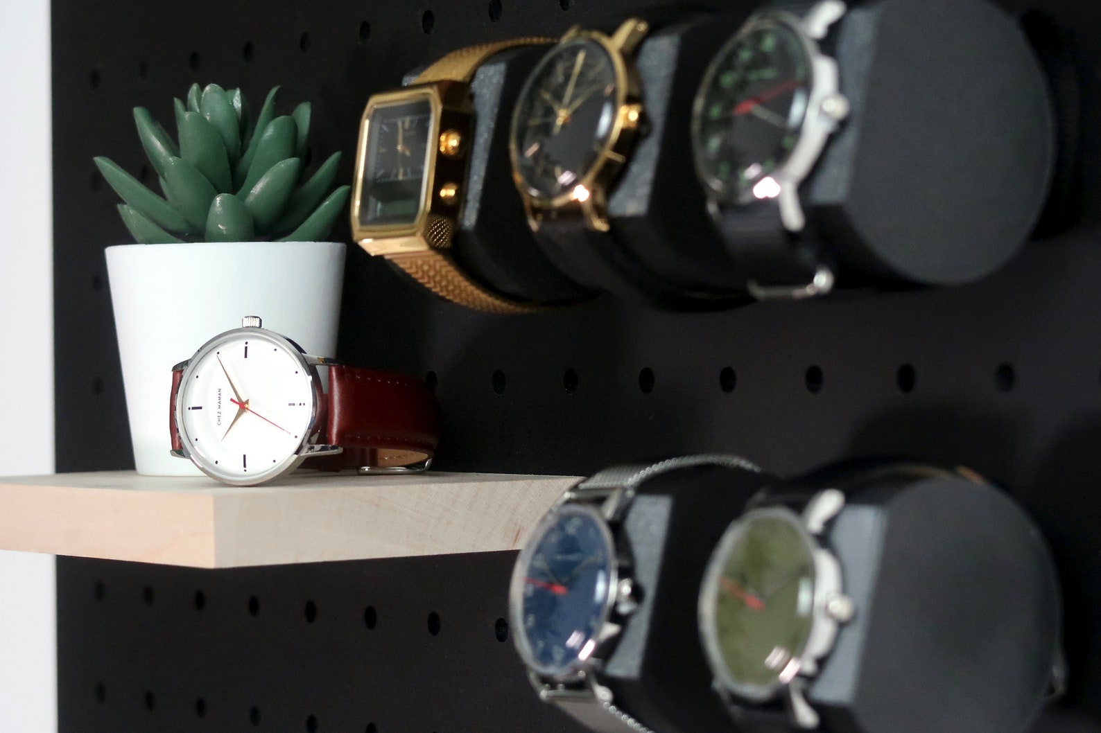 Watch Stand Watch Organizer Wall Panel - Etsy