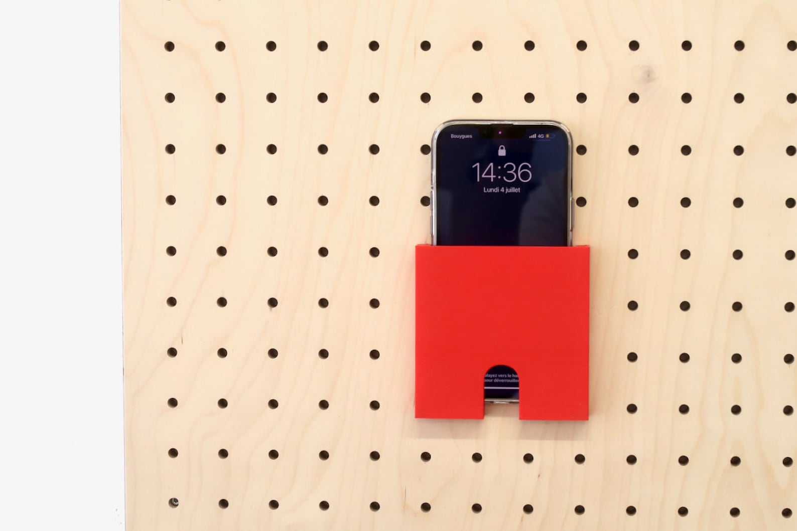 Phone Holder for Pegboard Wall Storage for All Types of - Etsy