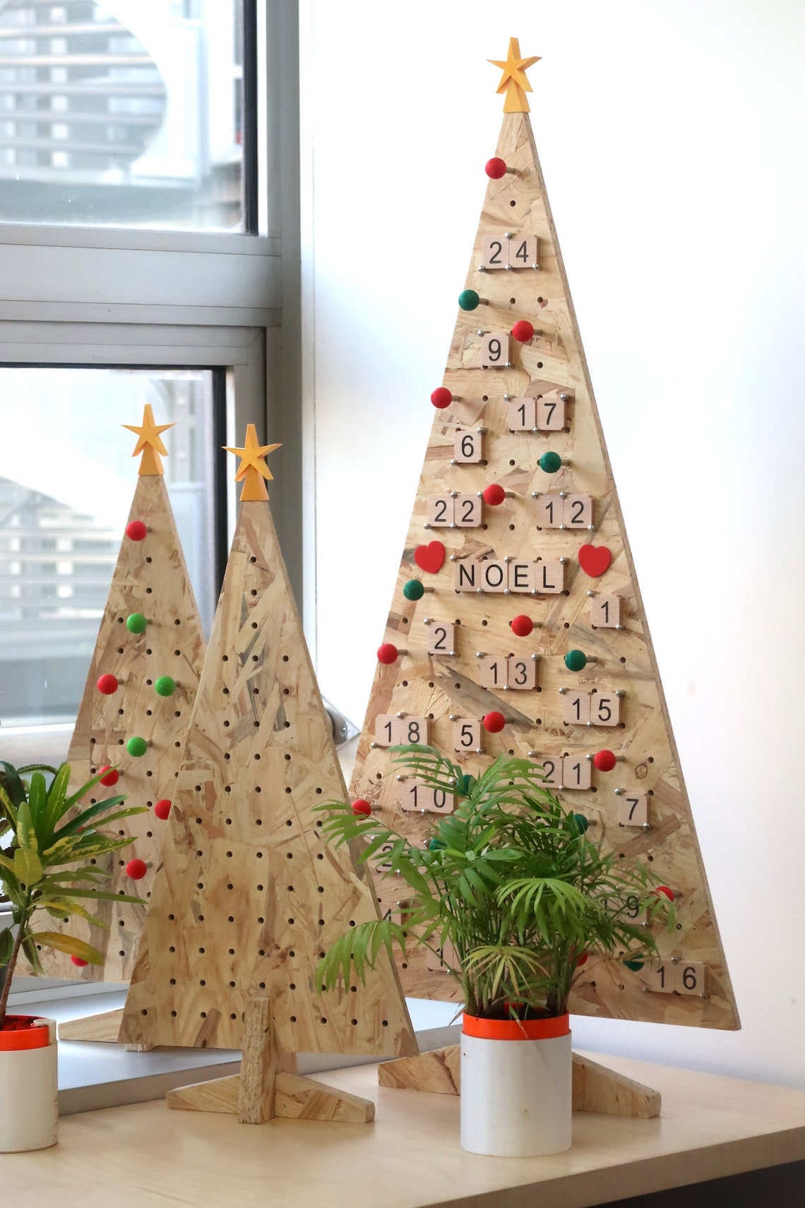 Ecological and Sustainable Wooden Christmas Tree - Etsy