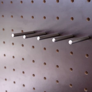 5x Steel Pins Rod Pegboard Accessory | Etsy