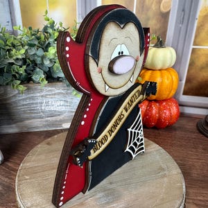 Farmhouse Vampire Decor - Spooky Rustic Wood Halloween, Primitive ...