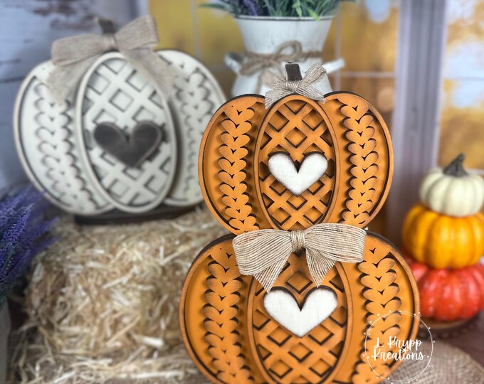 Rustic Wood Stacking Pumpkins: Perfect Fall Decor for a Charming ...