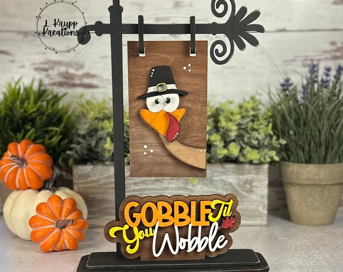 Tabletop Wooden Garden Flag Sign, Thanksgiving Decor, Farmhouse ...