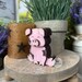Charming Hand-painted Farmhouse Pig Decor A Perfect Tiered Tray ...