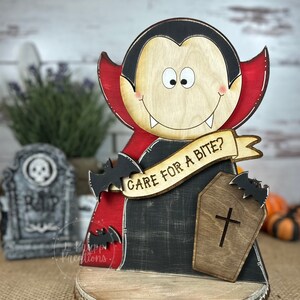 Farmhouse Vampire Decor Spooky Rustic Wood Halloween, Primitive Gothic ...