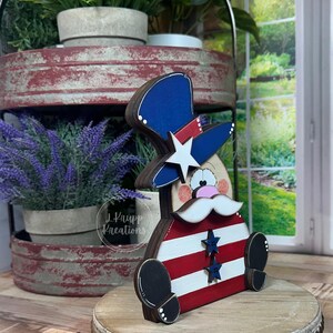 Vintage Rustic Uncle Sam Decor: Perfect for a Charming 4th of July Celebration - Etsy