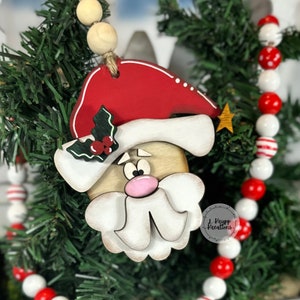 Charming Farmhouse Santa Christmas Ornament Santa Claus - Etsy