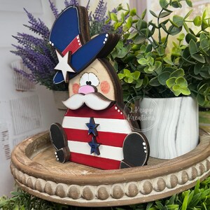 Vintage Rustic Uncle Sam Decor: Perfect for a Charming 4th of July Celebration - Etsy
