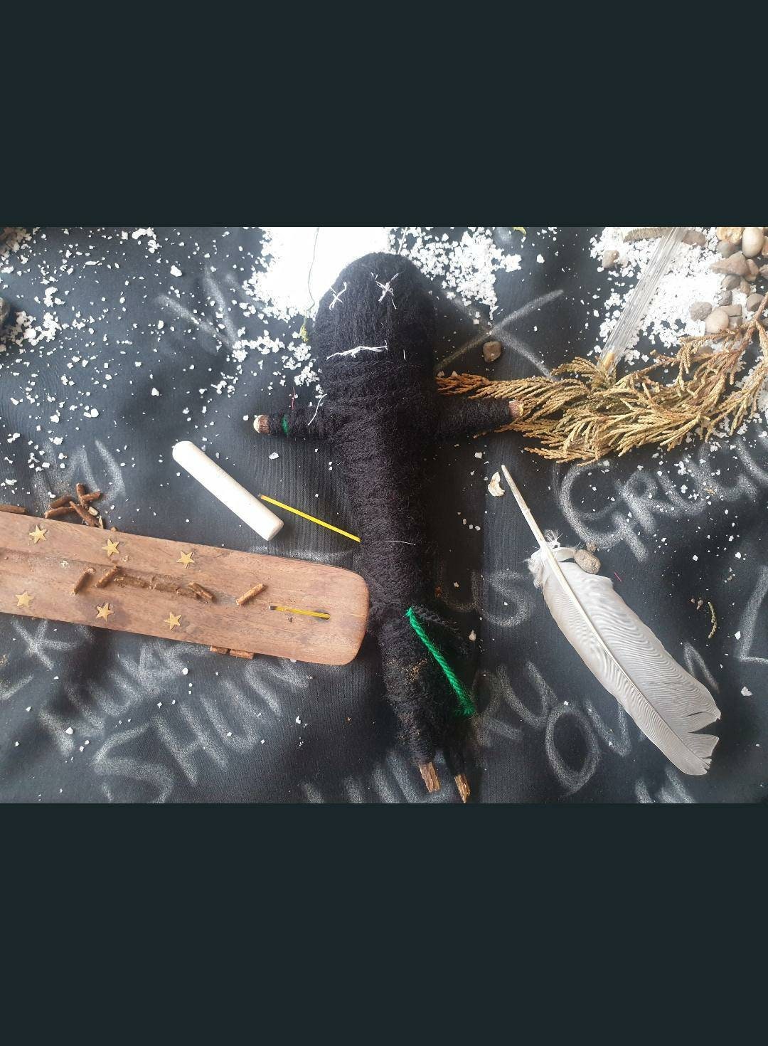 Black Hex Removing/banishing Voodoo Doll (custom Made Excluding Ritual ...