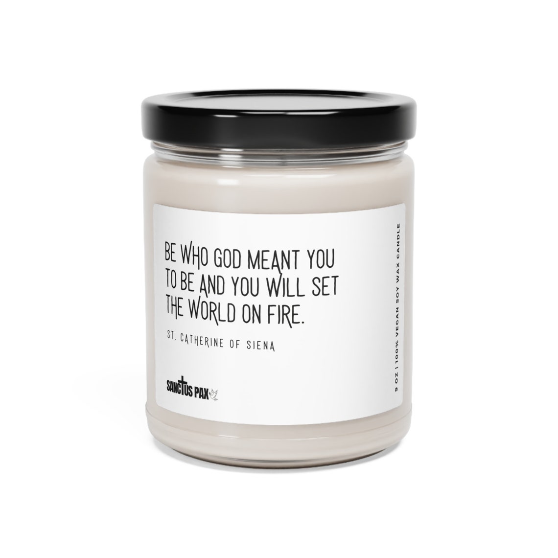 St Catherine of Sienna Prayer Candle | Catholic Scented Soy Candle ...