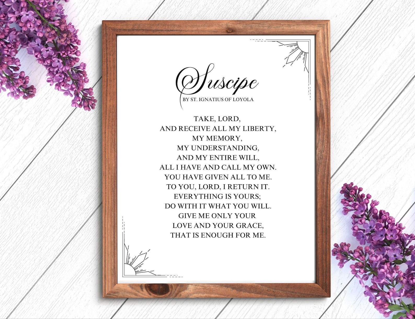 Printable St. Ignatius of Loyola Prayer Prayer Wall Art Digital ...