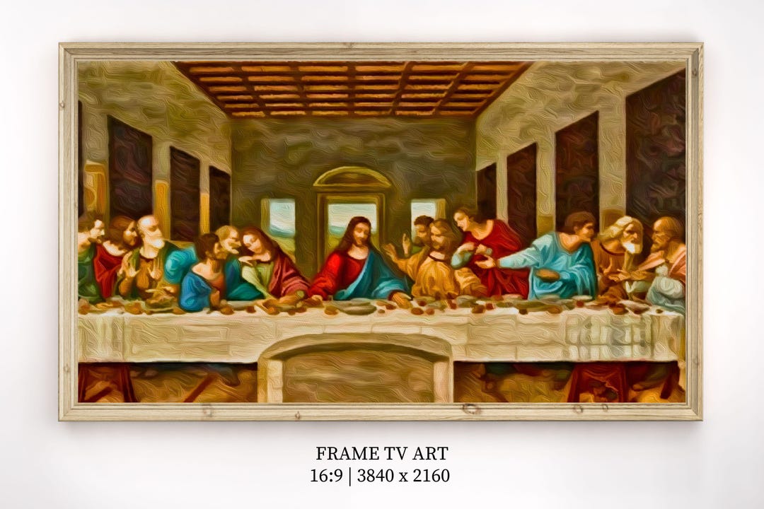 Last Supper Frame TV Art Catholic Samsung Frame Art Christian Religious ...